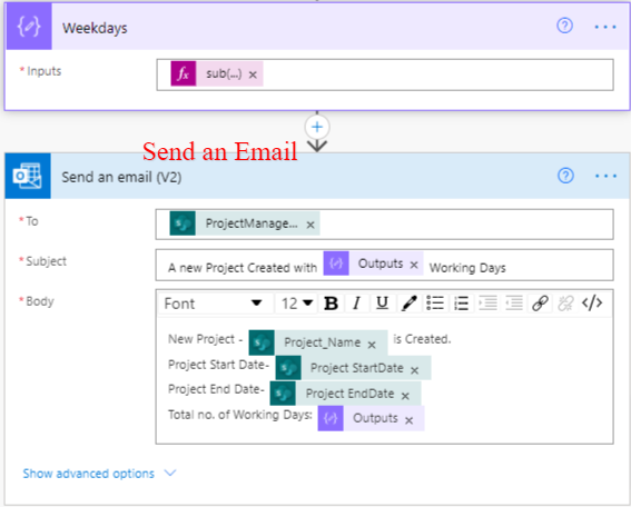 Finding Number Of Working Days Between Two Dates Using Power Automate Flow